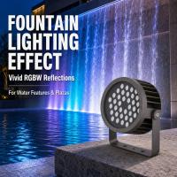 China Aluminum Housing RGBW Outdoor LED Floodlights for Shopping Plaza Center Hotel Entrance for sale