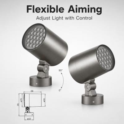 China T160 IP65 Die Cast Aluminum LED Spotlight CREE Chip High Power Outdoor Project Lighting for sale