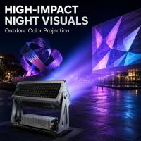 China 200W High Bright Throw Ratio Projection Lamp IP66 LED Landscape Advertising Signboard Floodlight for Decor Sidewalk Tree for sale