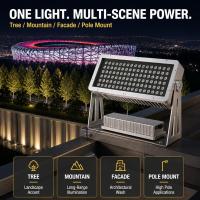 China 200W High Bright Throw Ratio Projection Lamp IP66 LED Landscape Advertising Signboard Floodlight for Decor Sidewalk Tree for sale