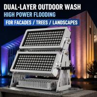 China RGBW LED Flood Lights 480W Color Changing Exterior Floodlights For Landmark Lighting for sale