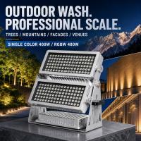 China RGBW LED Flood Lights 480W Color Changing Exterior Floodlights For Landmark Lighting for sale