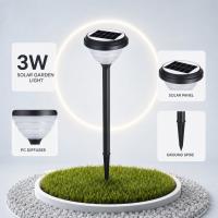 China 3W Conch Shape Solar Lawn Lights UV Resistant 120LM IP65 For Pathway Decorative Lighting for sale