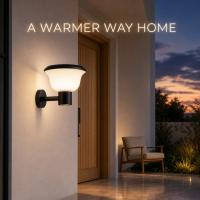 China 5W LED Solar Wall Sconce IP65 Waterproof for Villa Courtyard Garden Patio Porch Decor for sale