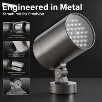 China T200 Full Metal LED Outdoor Spotlight 72‑96W Single Color 96‑120W RGBW WIth CREE Chip for sale