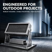 China Rectangular IP67 Waterproof LED Stadium Flood Light 300W 3000K Outdoor Building Facade Light for sale