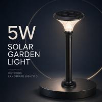 China 5W Round Diamond Solar Lawn Lights 50 OSRAM LEDs 260LM IP65 For Garden Landscape for sale