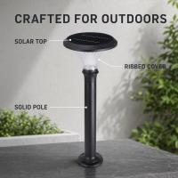 China 5W Round Diamond Solar Lawn Lights 50 OSRAM LEDs 260LM IP65 For Garden Landscape for sale