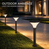 China 5W Round Diamond Solar Lawn Lights 50 OSRAM LEDs 260LM IP65 For Garden Landscape for sale
