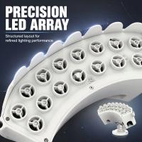 China Curved 12/15/18W LED Floodlight RGBW DMX Control Outdoor IP66 Landscape Lighting for Garden Hotel for sale