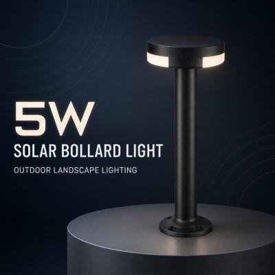 China 5W Moon Shadow Low Glare Solar Lawn Lights 40 OSRAM LEDs 120LM IP65 Die Cast Aluminum for sale