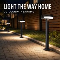 China 5W Moon Shadow Low Glare Solar Lawn Lights 40 OSRAM LEDs 120LM IP65 Die Cast Aluminum for sale
