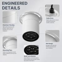 China Weather Resistant Led Outdoor Wall Lights Aluminum Body Modern Design For Hotels Gardens for sale