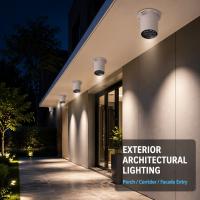 China Weather Resistant Led Outdoor Wall Lights Aluminum Body Modern Design For Hotels Gardens for sale