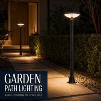 China Single Head Solar Estate Lamp Post Garden Lights 5W For Villas Driveways And Garden Paths for sale