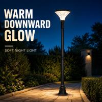 China 5W Flared Cone Solar Courtyard Post Light IP65 For Residential Entrances And Walkways for sale