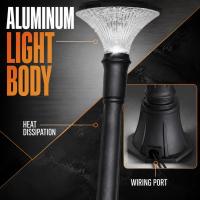 China 5W Flared Cone Solar Courtyard Post Light IP65 For Residential Entrances And Walkways for sale