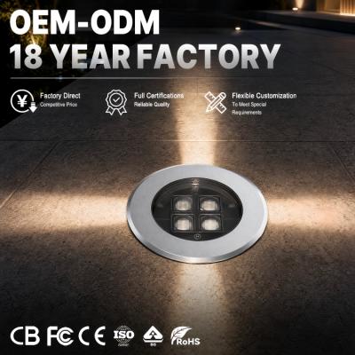 China 316 Stainless Steel Outdoor Led Inground Lights High Lumen Waterproof Deck Lights for sale