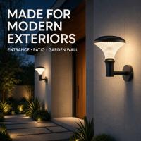 China UV Resistant Outside Led Wall Lights IP65 Exterior Wall Lamp CCT Adjustable For Terrace Porch for sale