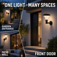 China UV Resistant Outside Led Wall Lights IP65 Exterior Wall Lamp CCT Adjustable For Terrace Porch for sale