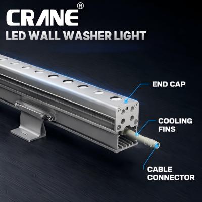 China IP65 RGB RGBW LED Wall Washer Lights DMX512 Control Dimmable Adjustable Install Angle for sale