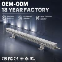 China IP65 RGB RGBW LED Wall Washer Lights DMX512 Control Dimmable Adjustable Install Angle for sale
