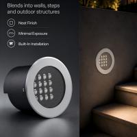 China Anti Corrosion In Ground Led Landscape Lighting Round Shape 24W DC24V Pathway Inground Lamp for sale