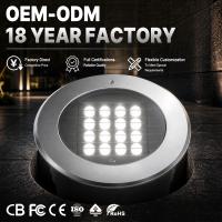 China Dimmable LED Underground Light IP68 Waterproof Outdoor 36W 304 Stainless Steel 0-10V Dimming Garden Buried Inground Lamp for sale