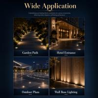 China 48W Stainless Steel LED Inground Lights Adjustable Buried In Ground Landscape Lights IP68 for sale
