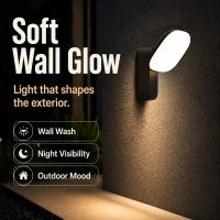 China 10W Adjustable LED Outdoor Wall Mount Lighting With Rotatable Panel 3000K IP65 Rating for sale