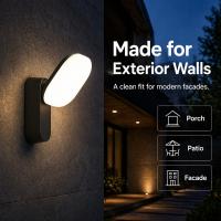 China 10W Adjustable LED Outdoor Wall Mount Lighting With Rotatable Panel 3000K IP65 Rating for sale
