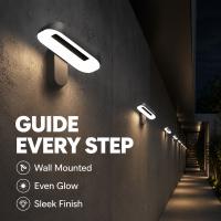 China 18W Rotatable LED Outdoor Wall Light With Open Center Loop Design 3000K For Villas Patios for sale