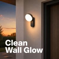 China 12W Adjustable Round LED Garden Lights 3000K Outdoor Wall Light For Modern Facades for sale