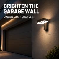 China Dual Emission LED Outdoor Wall Washer Light 2 × 12W Soft Glow Wall Sconce For Entrances Patios for sale