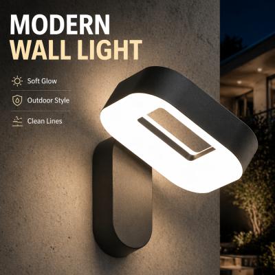 China Dual Emission LED Outdoor Wall Washer Light 2 × 12W Soft Glow Wall Sconce For Entrances Patios for sale