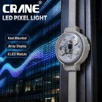 China DMX512 Addressable Round Pixel Point LED Light 1.5W DC24V RGB RGBW For Large Media Screen Project for sale