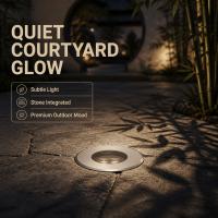 China IP68 Dual Lens LED Inground Lights Waterproof Recessed Ground Lamp for Driveway Pathway for sale