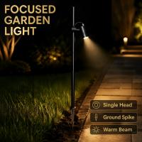 China 5W LED Garden Lights Spike Spotlights With Adjustable Beam For Pathway Landscape Lighting for sale