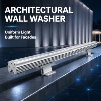 China 24W Outdoor LED Wall Washer Lights DC24V IP67 Linear Facade Lighting For Buildings Bridges for sale
