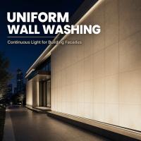 China 24W Outdoor LED Wall Washer Lights DC24V IP67 Linear Facade Lighting For Buildings Bridges for sale