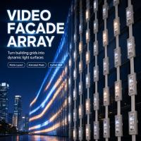 China Architectural Media Facade Linear LED Pixel Lights 1.5W DC24V RGB RGBW 75mm For Dynamic Display for sale
