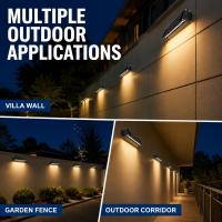 China 5W Solar Powered Wall Washer Lights IP65 Waterproof LED Facade Lighting For Building Walls for sale