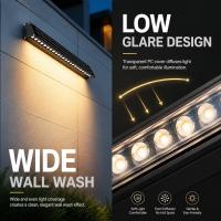 China Aluminum Solar Wall Washer Lights 15W IP65 for Garden Walls Hotels Resorts and Buildings for sale
