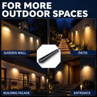 China Aluminum Solar Wall Washer Lights 15W IP65 for Garden Walls Hotels Resorts and Buildings for sale