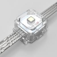 China Outdoor Multi Size LED Grid Screen IP67 RGBW Mesh Display For Building Facade & Sky Screen for sale