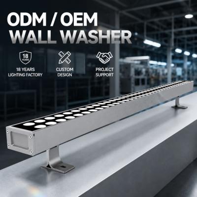 China High Power IP67 LED Wall Washer Light Waterproof Facade Wash 18W-72W for sale