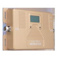 China Dual Band GSM LTE 4G Repeater 1800MHz 2100MHz 68dB Gain AGC MGC LCD Display Booster for sale