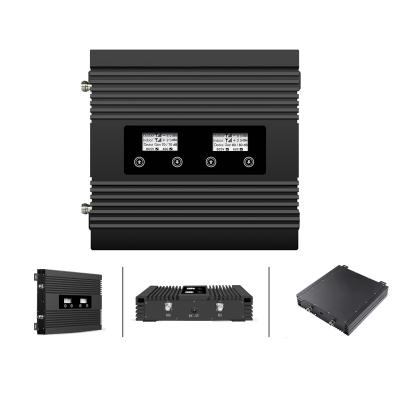 China 2G 3G 4G Tri Band Cellular Signal Repeater 850 1800 2100MHz 68dB Gain 17dBm Output for sale