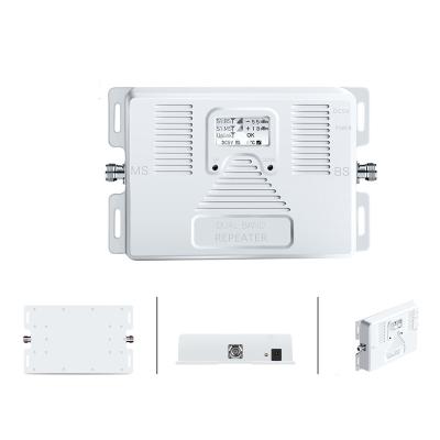 China Dual Band 1800MHz 2100MHz Mobile Signal Booster with 68dB Gain and 20dBm Output Power for 2G 3G 4G Networks for sale