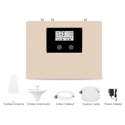 China 800/1800MHz 4G Signal Booster Kit with 70dB Gain and 20dBm Output Power for Cellular Enhancement for sale